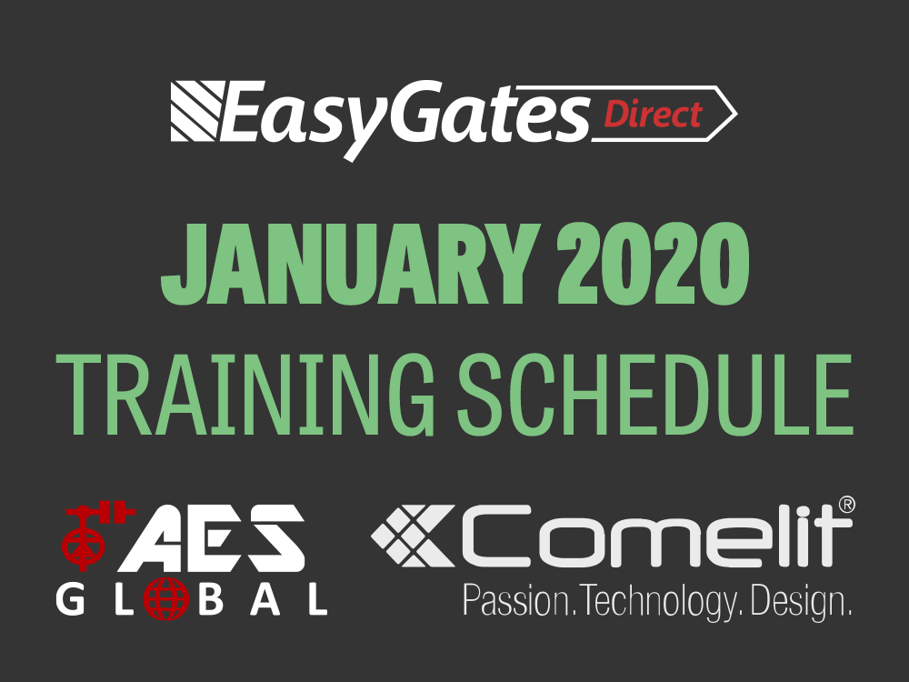 January Training Schedule - EasyGates Direct