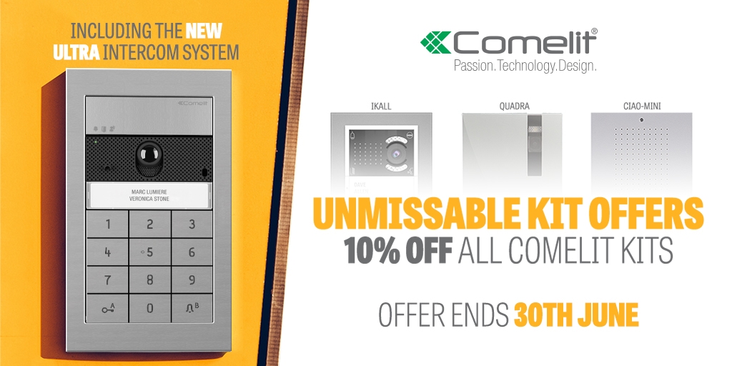 June Offer of the Month – 10% Off Comelit Kits - EasyGates Direct