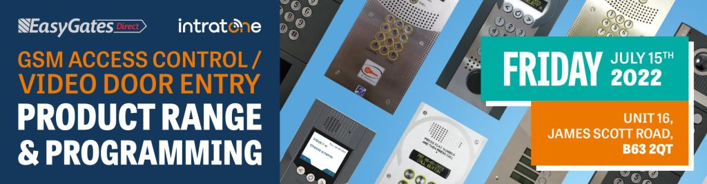 Intratone GSM Access Control & Video Intercom Course - EasyGates Direct
