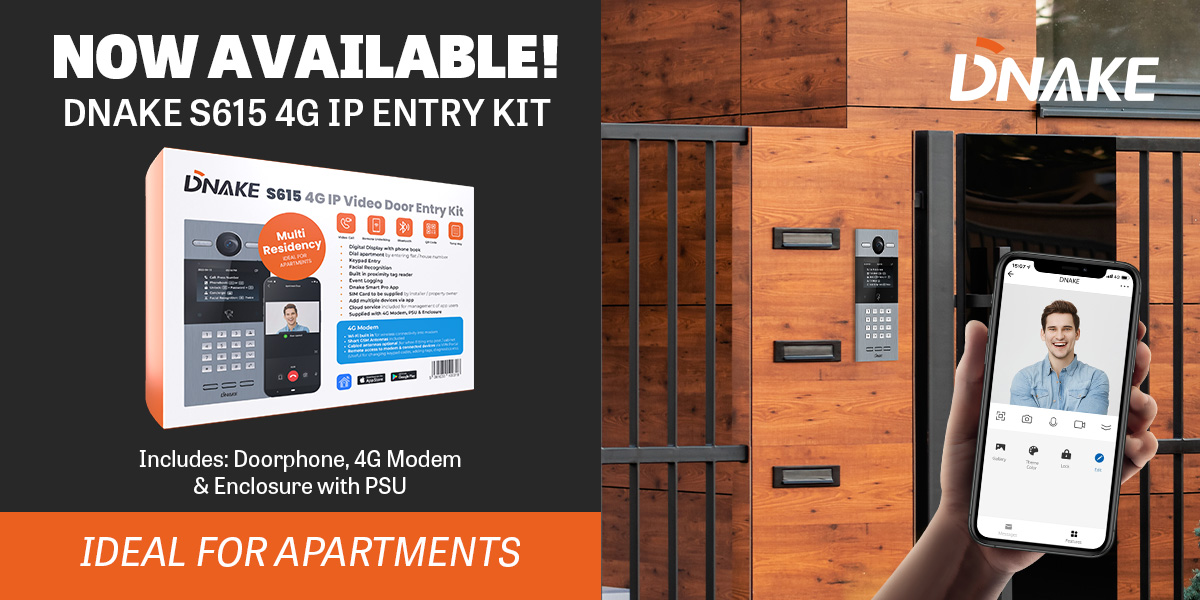 DNAKE Multi Residence 4G IP Door Entry Kit - EasyGates Direct