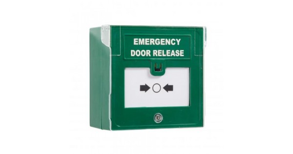 RGL EDR-1 Emergency Door Release Button Green (Single Pole)