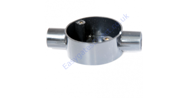 20mm 2 Way Through Box (Black)