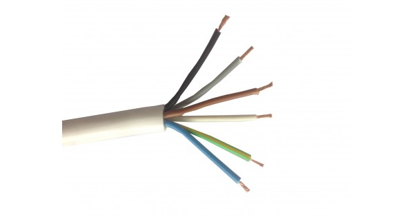 6 Core Cable 0.75mm PVC Flex 3186Y - Price Per Meter