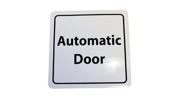 CDVI DWS-KCSIGN Self Adhesive "AUTOMATIC DOOR" Sign