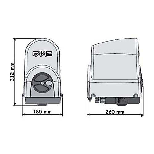 FAAC 391 UK KIT - 24V Articulated Double Kit (2m to 2.5m Max Per Leaf)