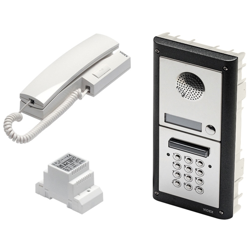 Videx 4000 Series Flush Mounted Audio Intercom Systems with Keypad - 1 ...