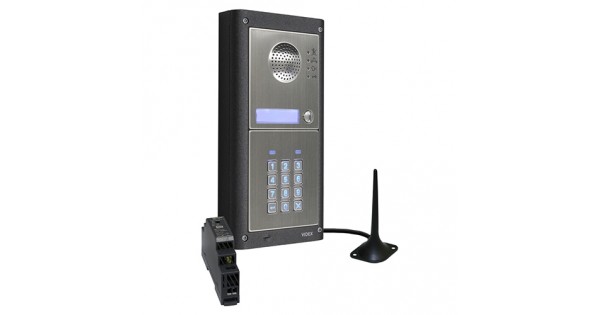 Videx 4K Series Surface Mount 4G GSM Intercom Systems with Keypad - 1 User