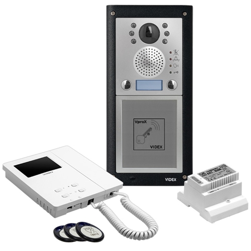 Videx CVKX4K 6000 Series 1 or 2 Button, Surface or Flush Mounted Colour ...