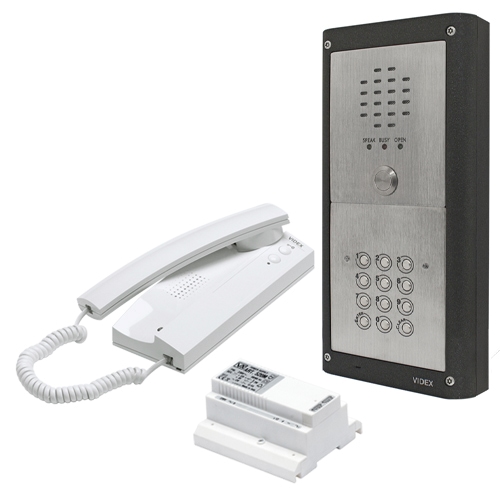 Videx VR4K Surface Mounted Vandal Resistant Audio Kits with Keypad - 1 ...