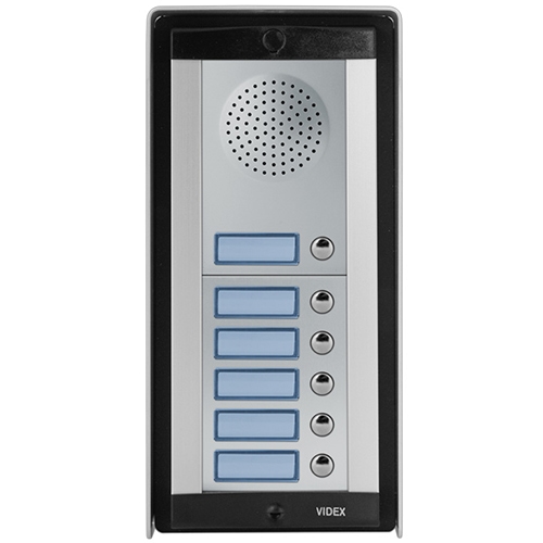 Videx 8000 Series Flush Mounted Intercom Systems - 1 to 12 Users