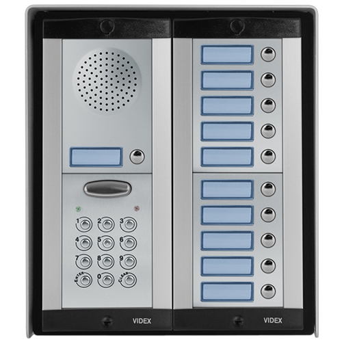 Videx 8000 Series Flush Mounted Intercom Systems with Keypad - 1 to 12 ...