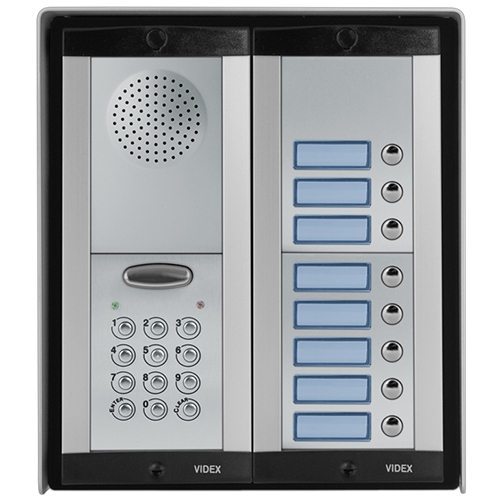 Videx 8000 Series Flush Mounted Intercom Systems with Keypad - 1 to 12 ...