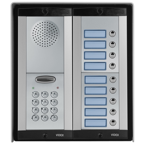 Videx 8000 Series Flush Mounted Intercom Systems with Keypad - 1 to 12 ...