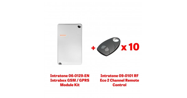 Bundle Offer - Intratone 06-0129-EN GSM/GPRS/RF Receiver Kit + 10 x ...