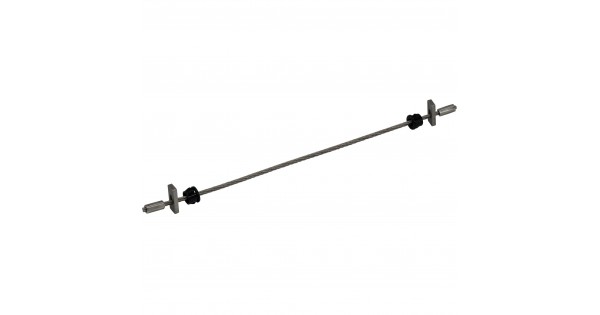 Hinge restraint for gates up to 260kg, 220mm length
