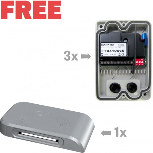 Free Intratone USB Programming Tool & 3 x 07-0106 Radio Receivers