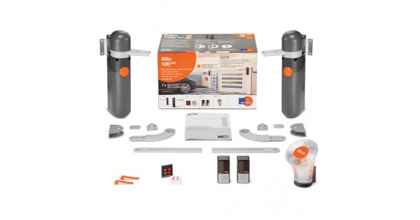 NiceHome Alto 100 Articulated Gate Opener - Double Kit (24v, 1.6m, 100kg)