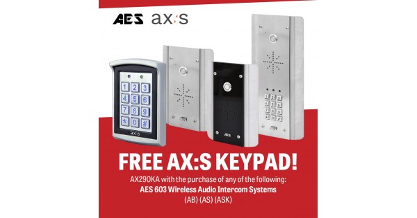 AES Intercom with Free Keypad Offer