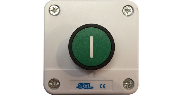Green Waterproof Push Button - IP65