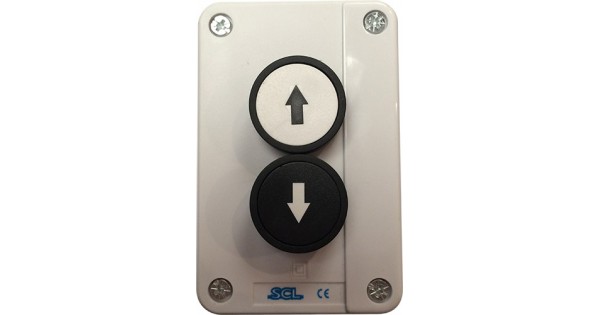 Up & Down Push Button Station - Grey Enclosure - IP65