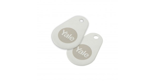 Yale Smart Lock Key Tag (Twin Pack) - White
