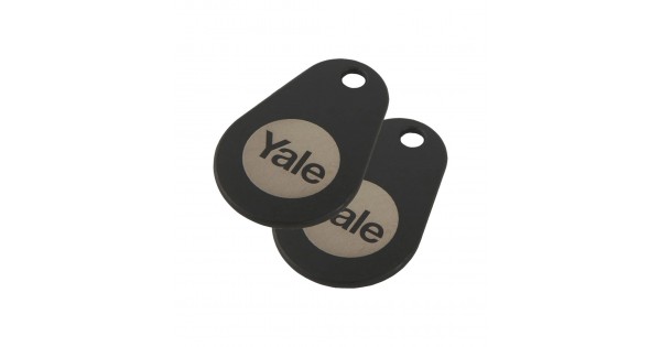 Yale Smart Lock Key Tag (Twin Pack) - Black